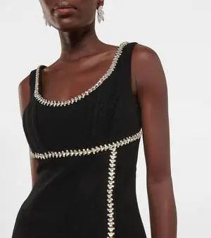 SELF-PORTRAIT Embellished Mini Dress