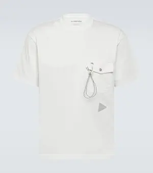 AND WANDER Pocket T Jersey T-shirt - White
