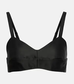 Khaite Knox Silk Bralette