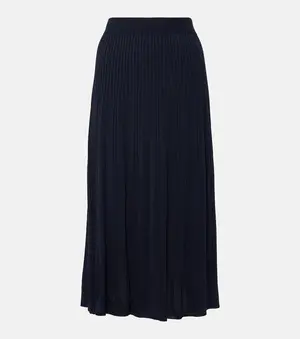 JOSEPH Ribbed-knit Midi Skirt