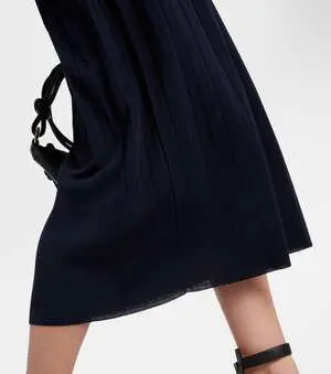 JOSEPH Ribbed-knit Midi Skirt