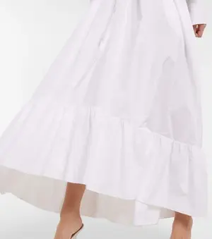 PATOU Belted Maxi Dress In Cotton