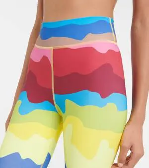 The Upside Astro Printed High-rise Leggings - Multicoloured