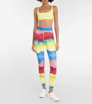 The Upside Astro Printed High-rise Leggings - Multicoloured
