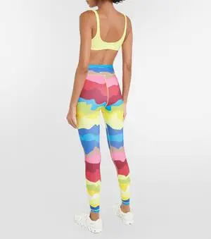 The Upside Astro Printed High-rise Leggings - Multicoloured