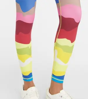The Upside Astro Printed High-rise Leggings - Multicoloured