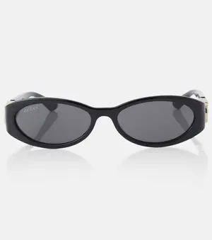 Gucci Interlocking G Oval Sunglasses