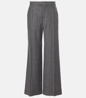 Brunello Cucinelli Wide-leg Virgin Wool Pants