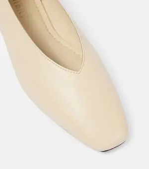 A.emery Briot Leather Ballet Flats - White