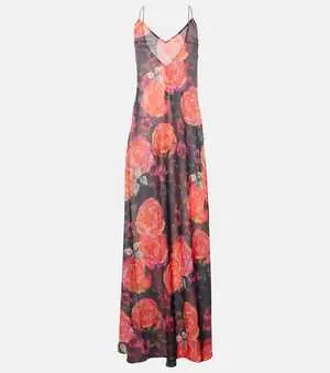 BANANHOT Vintage Floral Maxi Dress - Multicoloured