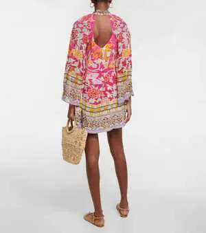 Camilla Printed Silk Minidress
