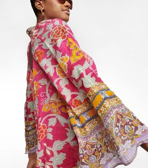 Camilla Printed Silk Minidress