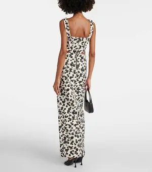 AREA Dalmatian Embellished Corset