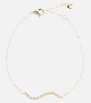 Mateo 14kt Wave Bracelet With Diamonds - Gold