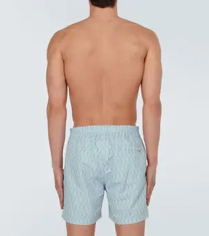Frescobol Carioca Copa Camda Classic Printed Swim Trunks