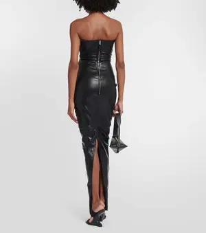 Rick Owens Strapless Gown - Black