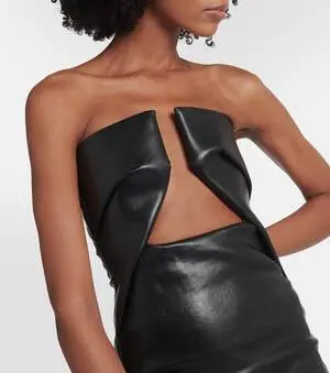 Rick Owens Strapless Gown - Black