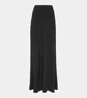 AMI Paris Crepe Maxi Skirt