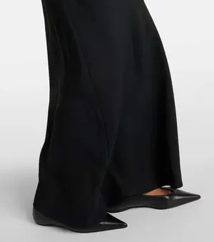 AMI Paris Crepe Maxi Skirt