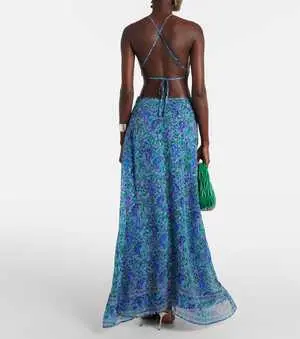 Rixo Lenny Printed Maxi Dress