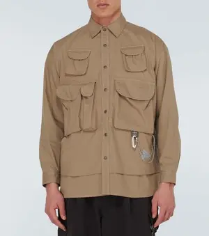 AND WANDER Cotton-blend Field Jacket