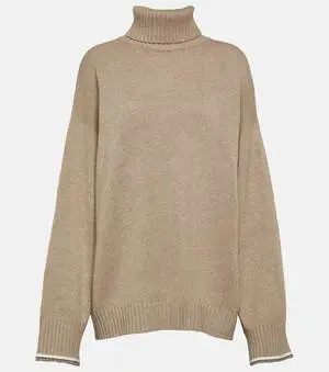 Brunello Cucinelli Wool, Cashmere, And Silk Sweater