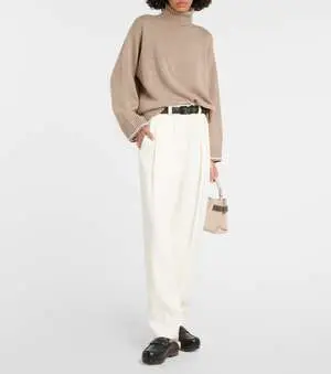 Brunello Cucinelli Wool, Cashmere, And Silk Sweater