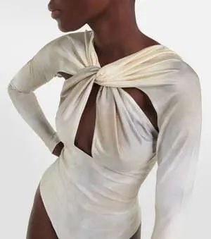 Coperni Criss-cross Jersey Bodysuit