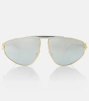Loewe Spoiler Aviator Sunglasses - Gold