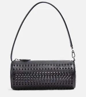 Alaïa Perforated Leather Tube Shoulder Bag