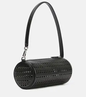 Alaïa Perforated Leather Tube Shoulder Bag