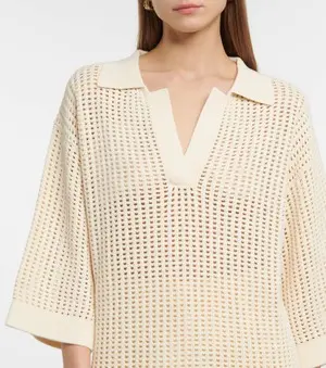 Nanushka Siya Crochet Top