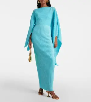 Solace London Adami Maxi Dress - Blue