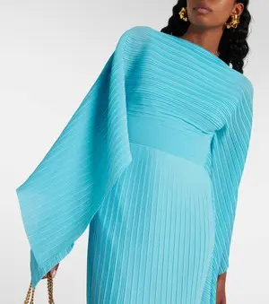Solace London Adami Maxi Dress - Blue