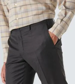 SLOWEAR Incotex Virgin Wool Tapered Trousers
