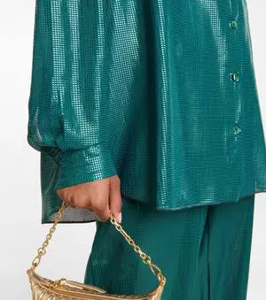 Oseree Lame Shirt
