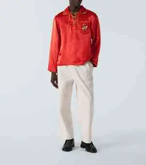 BODE Bronco Embroidered Shirt