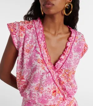 Poupette St Barth Printed Minidress - Pink