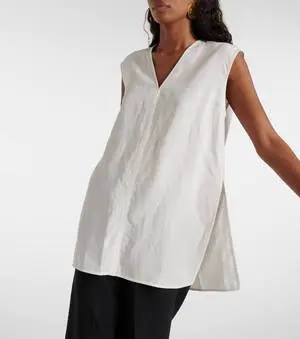 TOTEME Lyocell And Linen Top