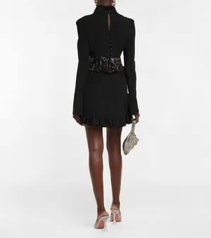 Rabanne Ruffled High-rise Miniskirt