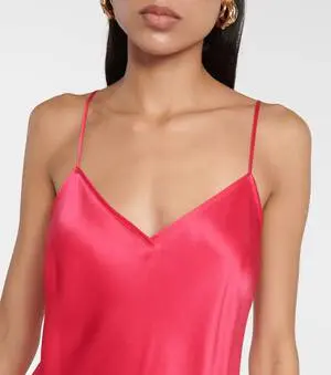 ERES Silk Satin Slip Dress