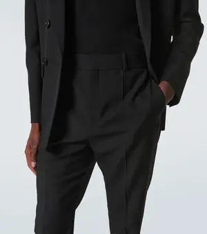 Saint Laurent High-rise Straight Pants