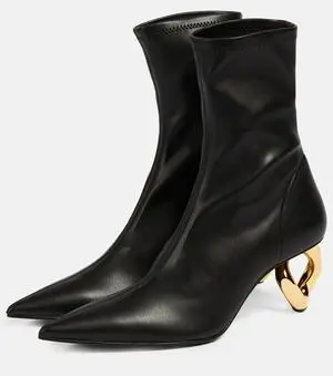 JW Anderson Chain Leather Ankle Boots