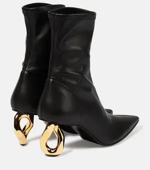 JW Anderson Chain Leather Ankle Boots