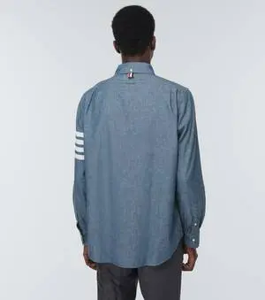Thom Browne 4-bar Chambray Shirt