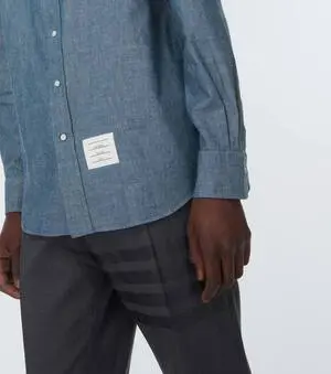 Thom Browne 4-bar Chambray Shirt