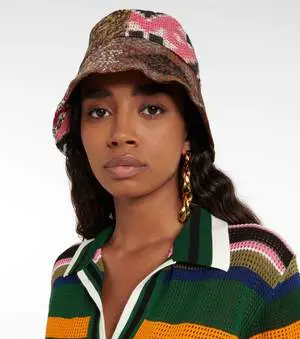 Dries Van Noten Patchwork Bucket Hat