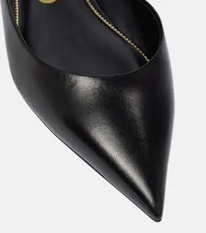 TOM FORD Padlock Leather Slingback Flats