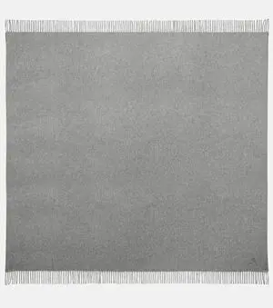 Loro Piana Unito Fringed Cashmere Blanket - Grey