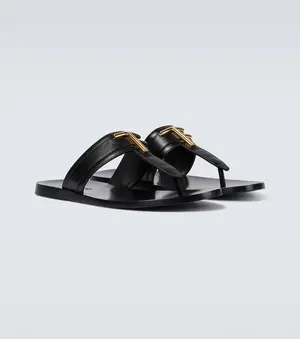 TOM FORD Leather Thong Sandals